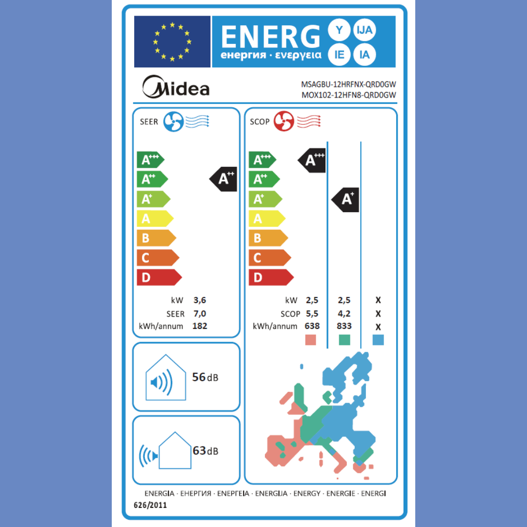 MIDEA XTREME SAVE 3.5 kW – Frigomarin