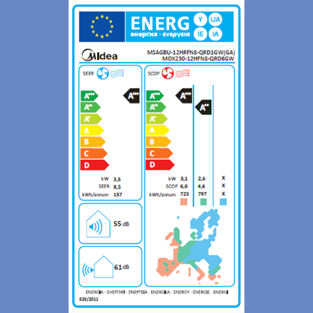 MIDEA XTREME SAVE PRO 3.5 kW – Frigomarin